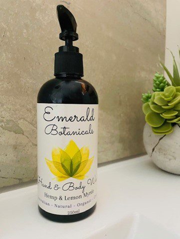 Hemp & Lemon Myrtle Hand & Body Wash | Hemp Flower