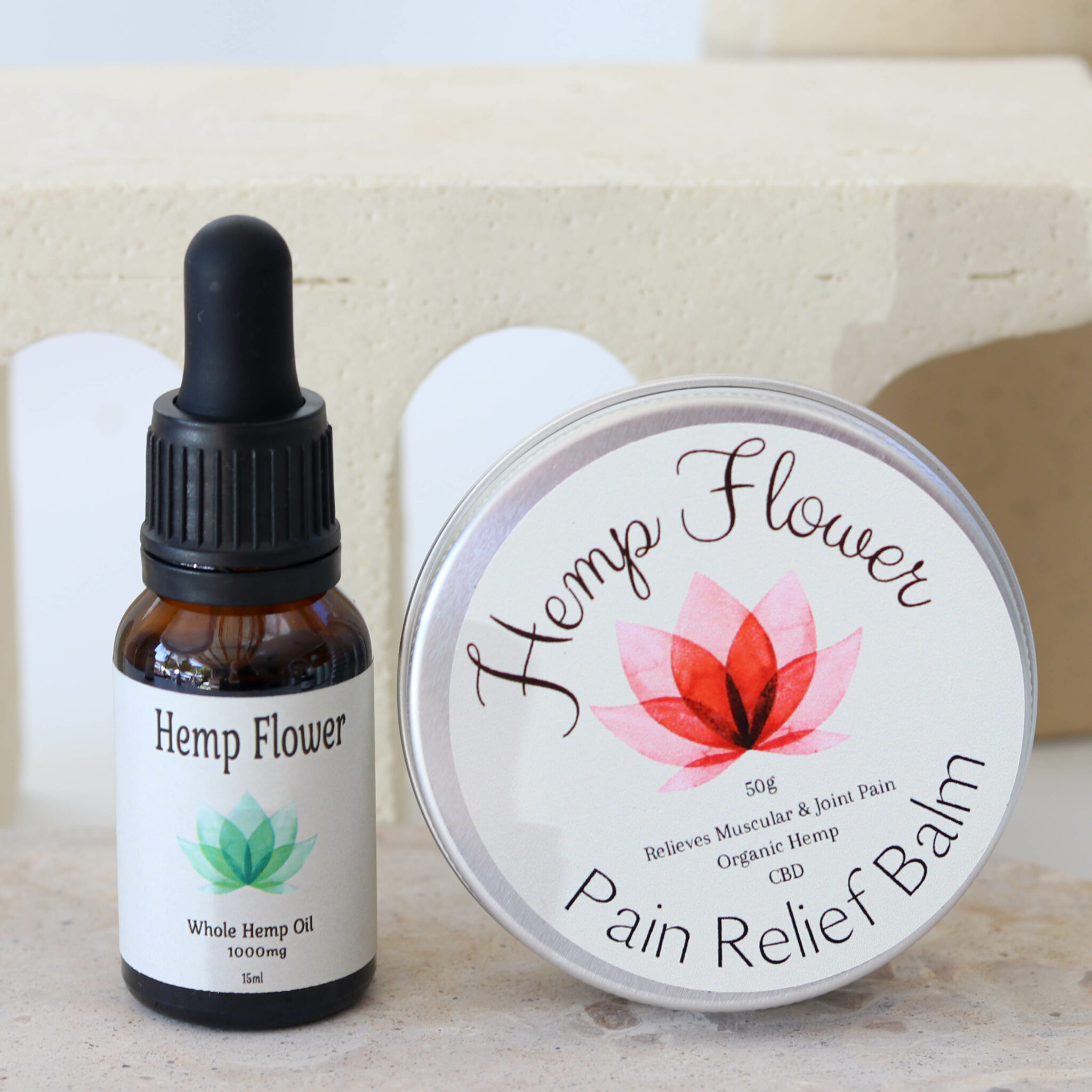 Australian hemp full spectrum CBD oil health and skin care range.